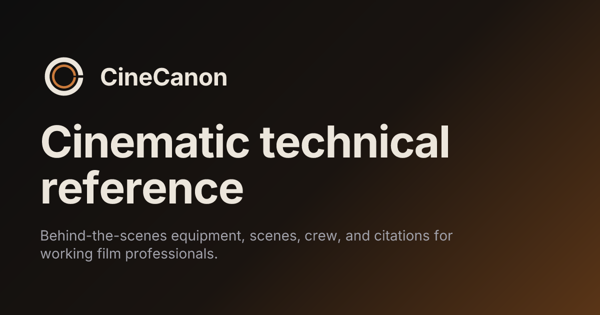 Shooting locations | CineCanon